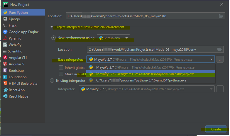 新規バージョンMayaと、既存設定済みPyCharmにmayapy.exeを追加更新し、連携する方法 - 44hero tech_memo